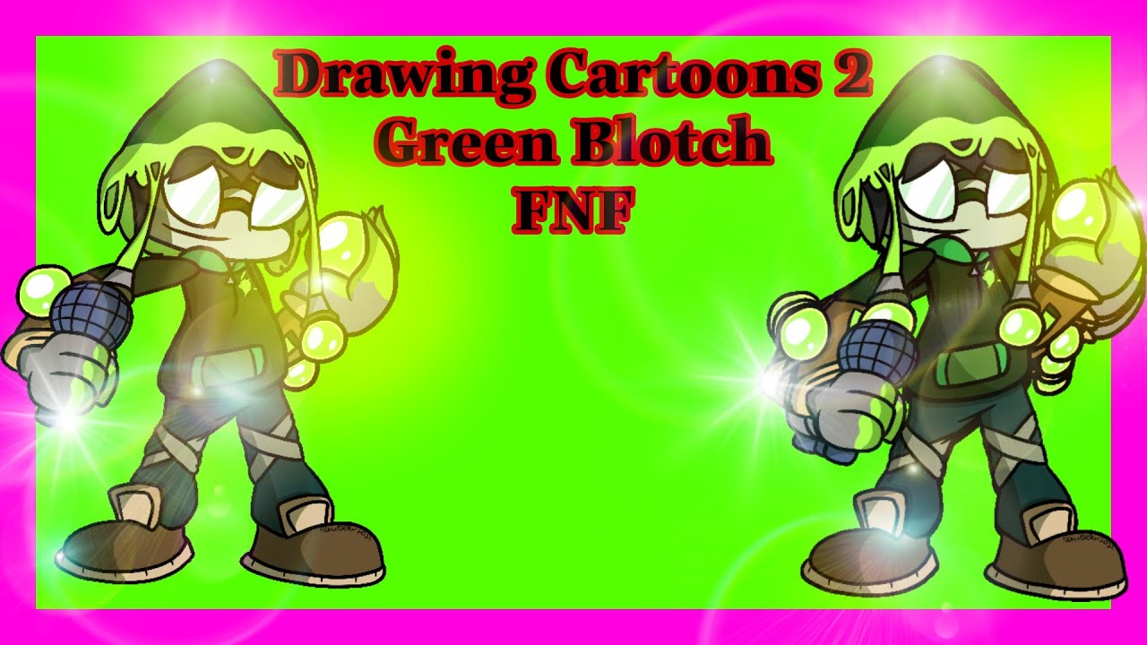 Friday Night Funkin - Green Blotch FNF Pack DC2 👉🎁👈। Drawing Cartoons 2 ...