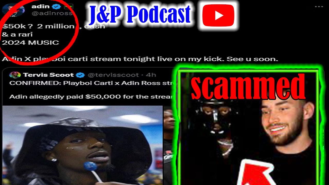 PLAYBOI CARTI PLAYS ADIN ROSS FOR 2M!! - YouTube