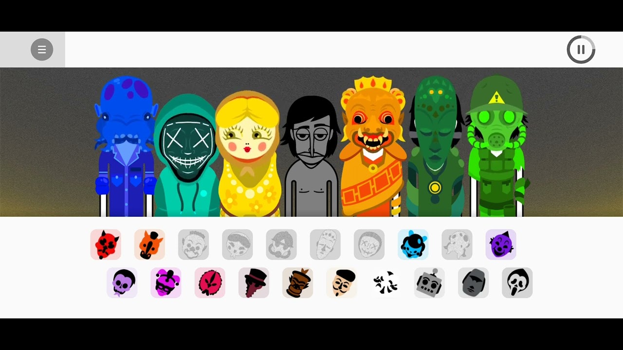 My attempt on making an Incredibox The Masks mix - YouTube