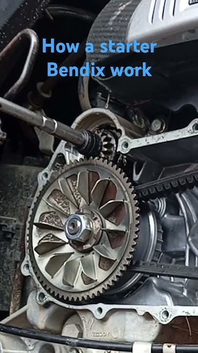 How a starter Bendix work #automobile #engine #animation - YouTube