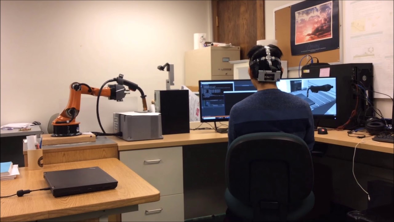 Welding Robot Brain Computer Interface - YouTube