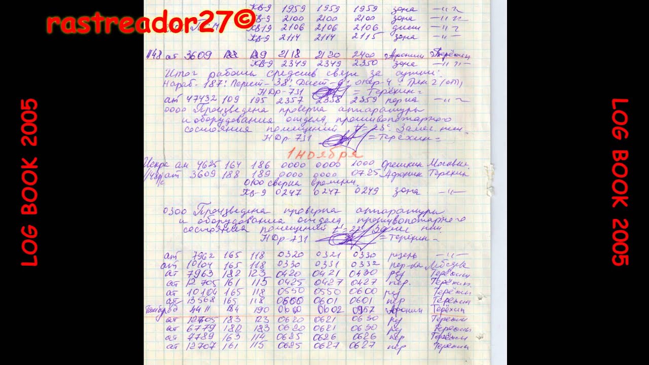 UVB 76 - УВБ 76 - MDZhB LOG BOOK 2005 - YouTube