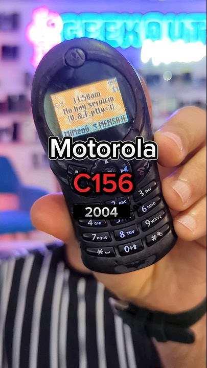 Motorola, C156, 2004 #Motorola #c156 #batman #reseña #review #Celulares #telefono #retro - YouTube