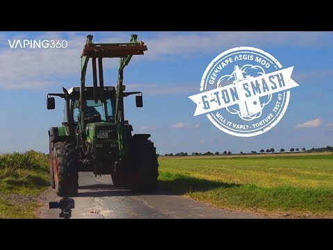 Geekvape Aegis Mod Torture Test#3 - 6-TON SMASH