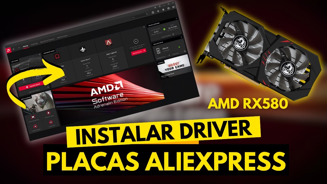 🔥 Como Instalar Drivers de Placa de Vídeo AMD do AliExpress em 2025 ...