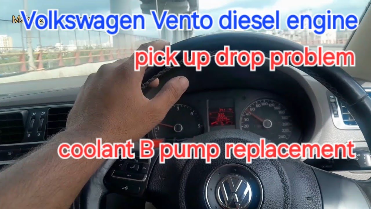 fault code P023600/P261A00/P010100 /P261B00 coolant pump B /VW Vento ...