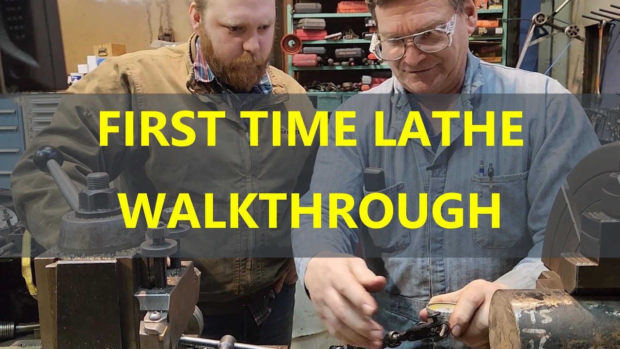 First timer lathe walkthrough! - YouTube