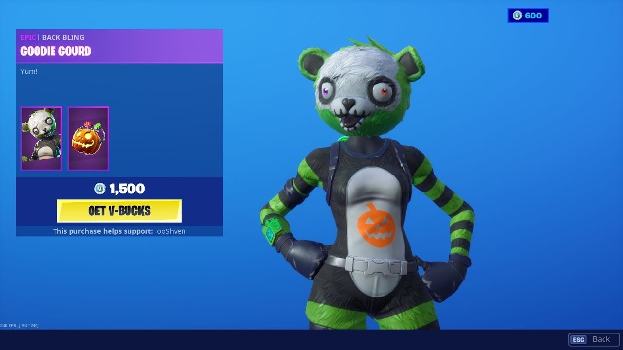 *NEW* SPOOKY TEAM LEADER IS BACK - FORTNITE ITEM SHOP UPDATE LIVE ...