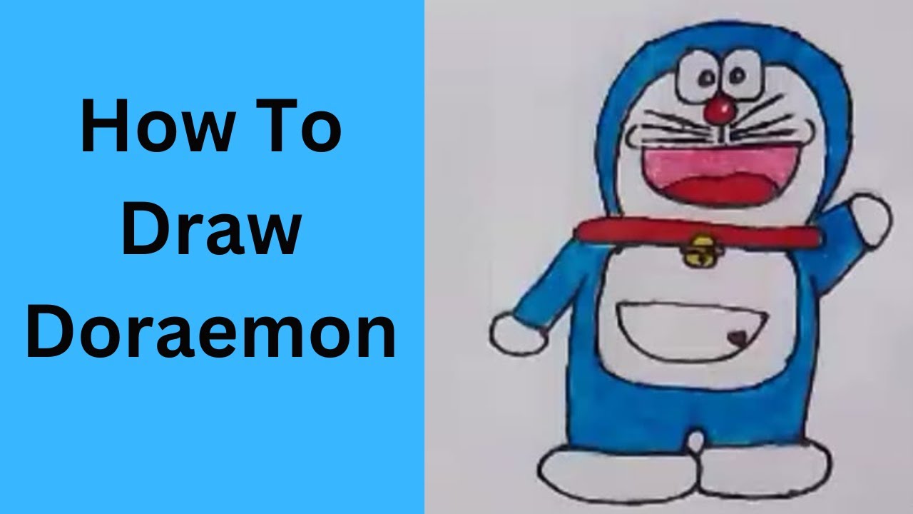 How to Draw Easy Doraemon || Step-by-Step Video - YouTube
