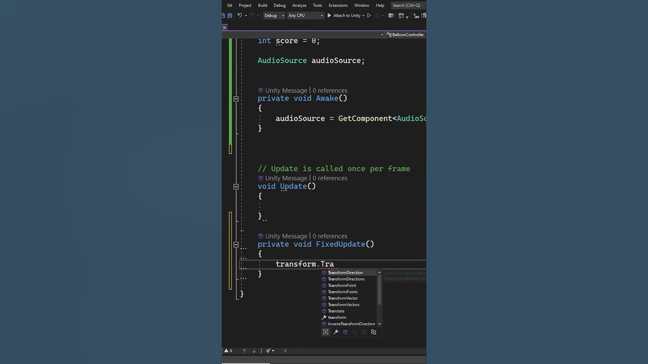 Unity Floating Balloon 2D - Balloon Popper Game Tutorial - YouTube