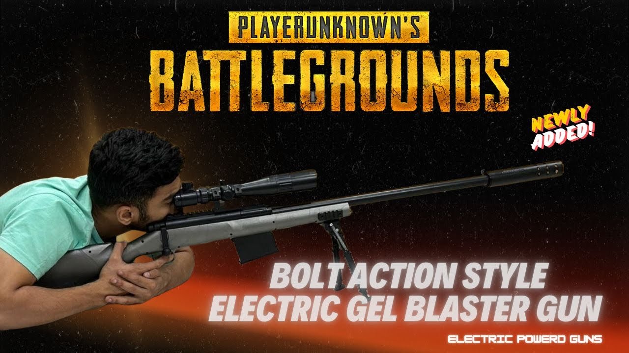 Bolt action style Electric Gel blaster gun in India 🇮🇳 - YouTube