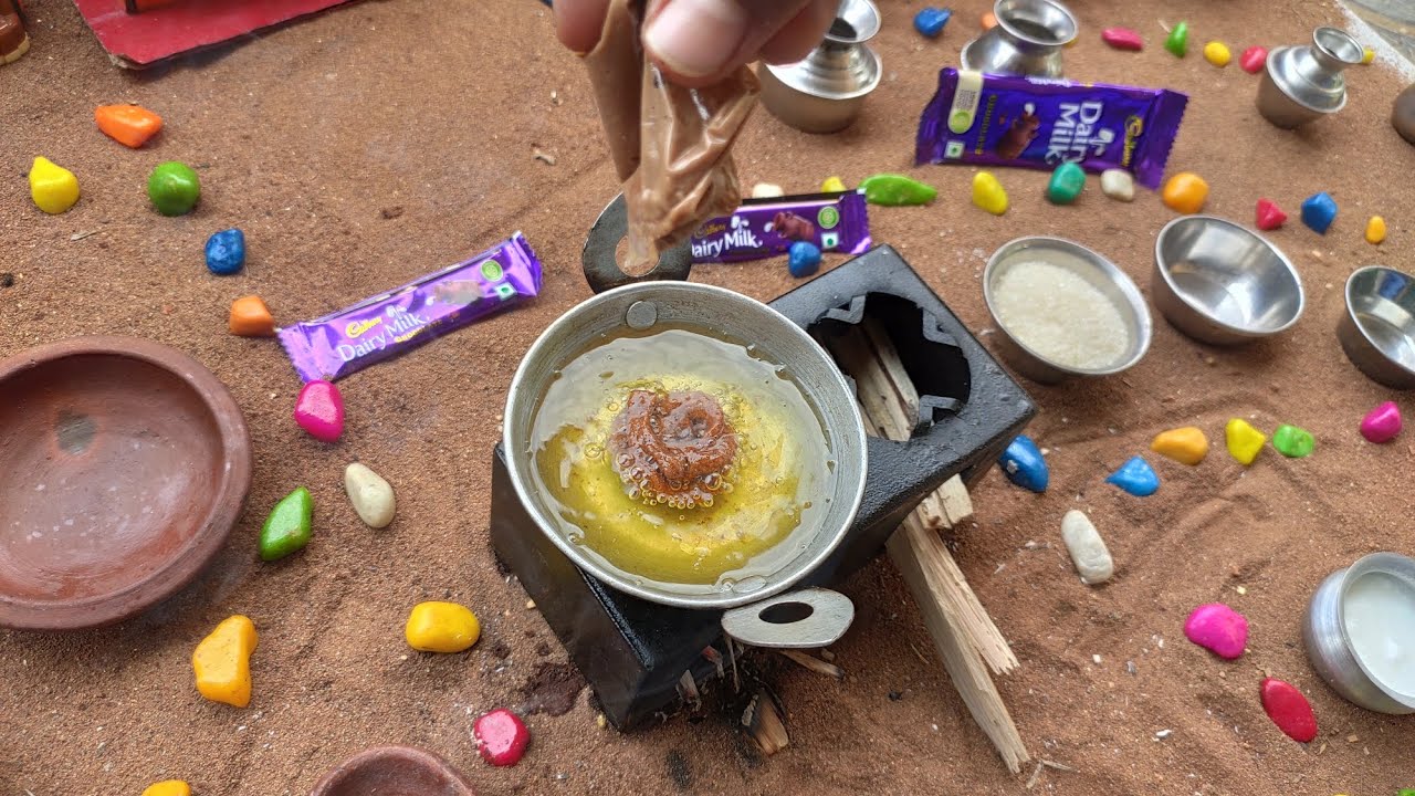 Chocolate Jalebi Recipe | Mini Jalebi | Dairy Milk chocolate Recipe ...