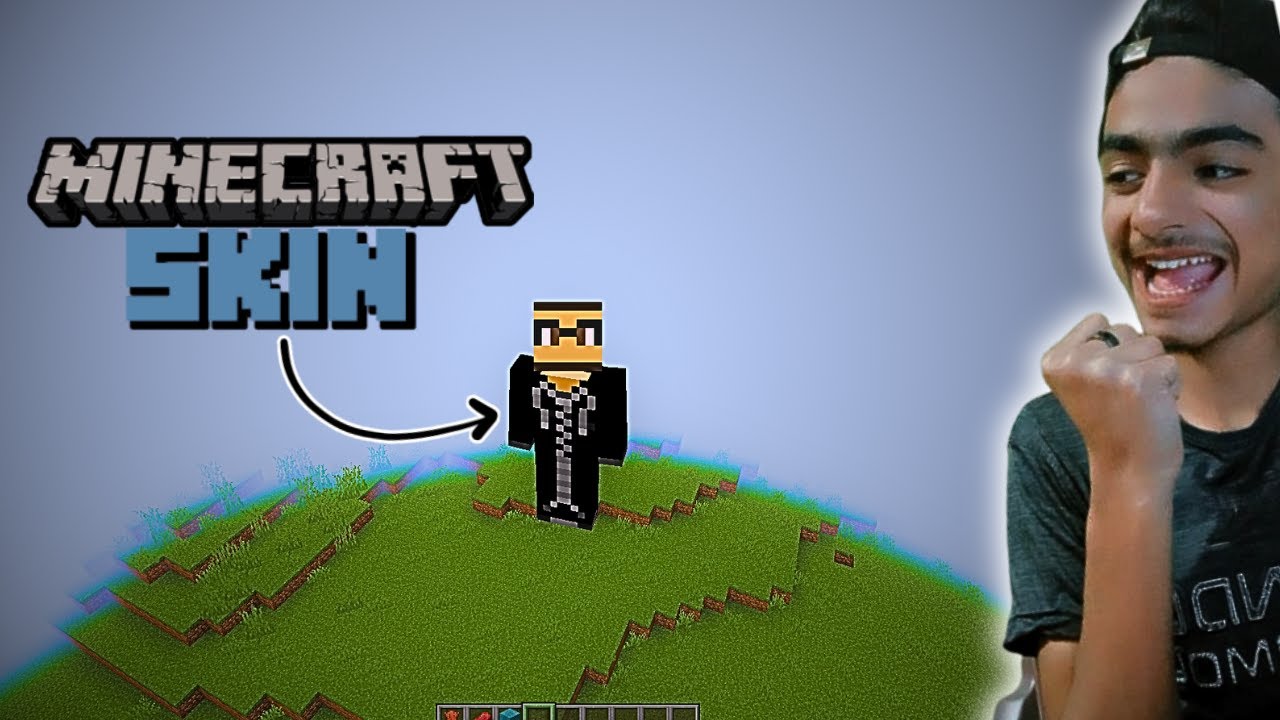 Finally mincraft ki skin laga li 😀 #mincraft #mincraftskin - YouTube