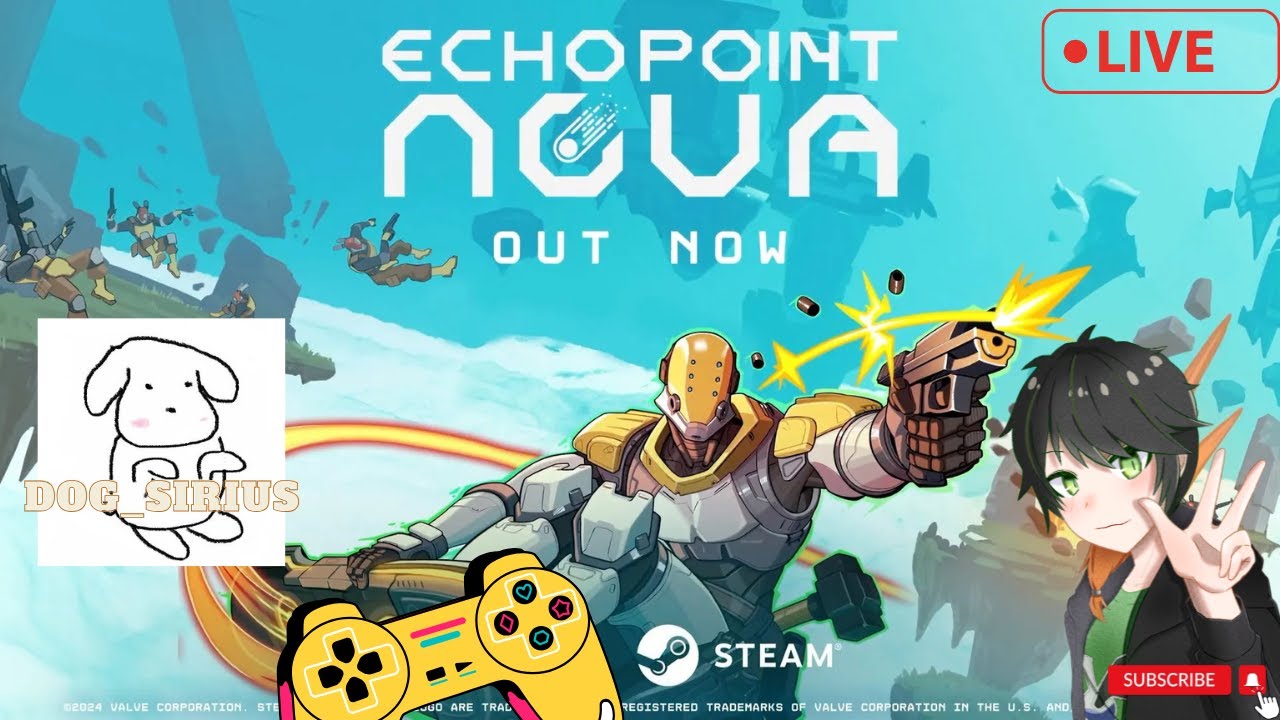 3人で楽しむ爽快FPS【Echo Point Nova】 猫村爬夜人 #vtuber #EchoPointNova #コラボ - YouTube