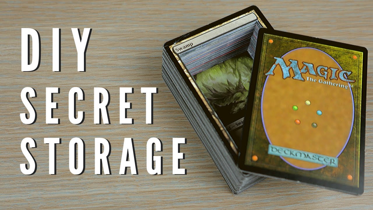 Awesome magic deck secret storage DIY - YouTube