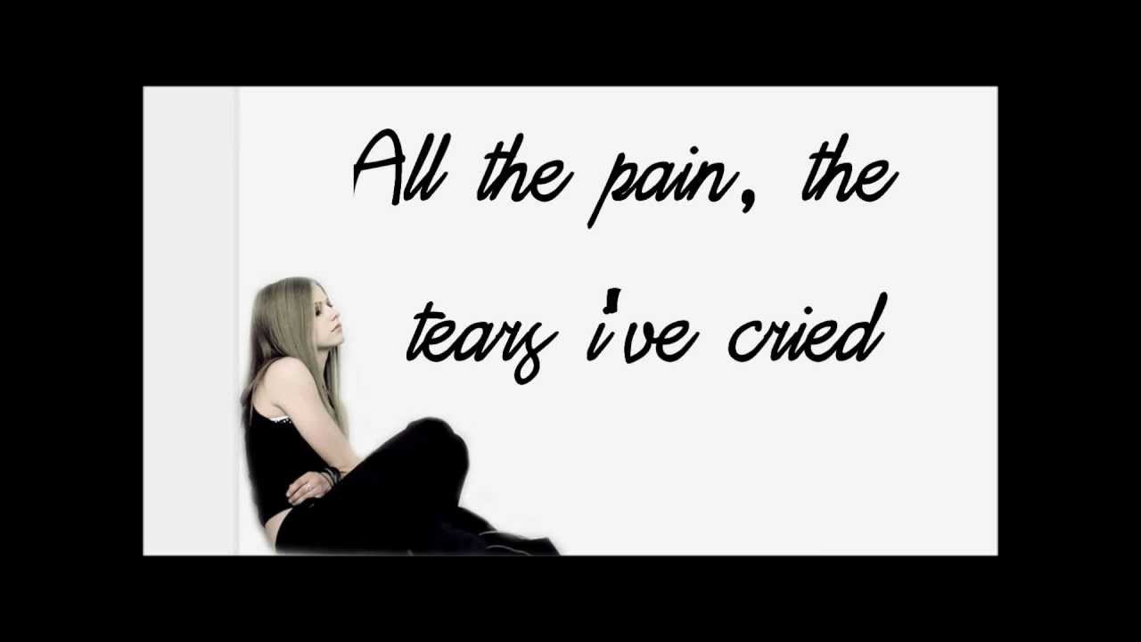 Avril Lavigne - I Will Be - lyrics [HQ SOUND!!!!] - YouTube