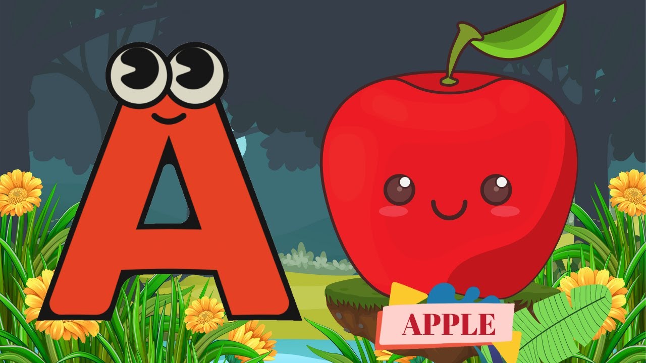 abcd, a for apple b for ball, abc song, abcd rhymes, colours, alphabet ...