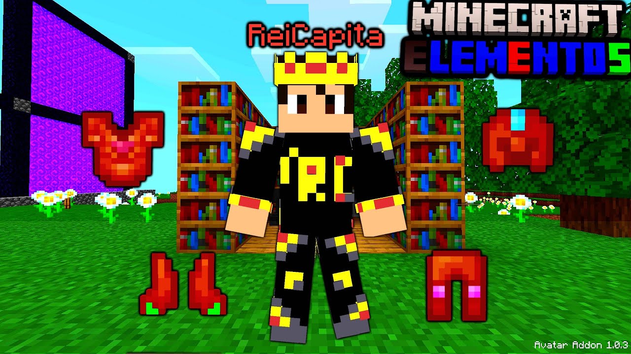 🛡️ Minecraft Elementos! Armadura mais poderosa de todas! 🛡️ - YouTube