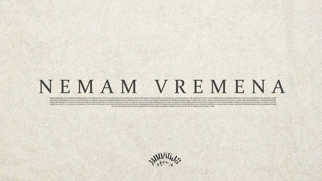 Neo - Nemam Vremena - YouTube