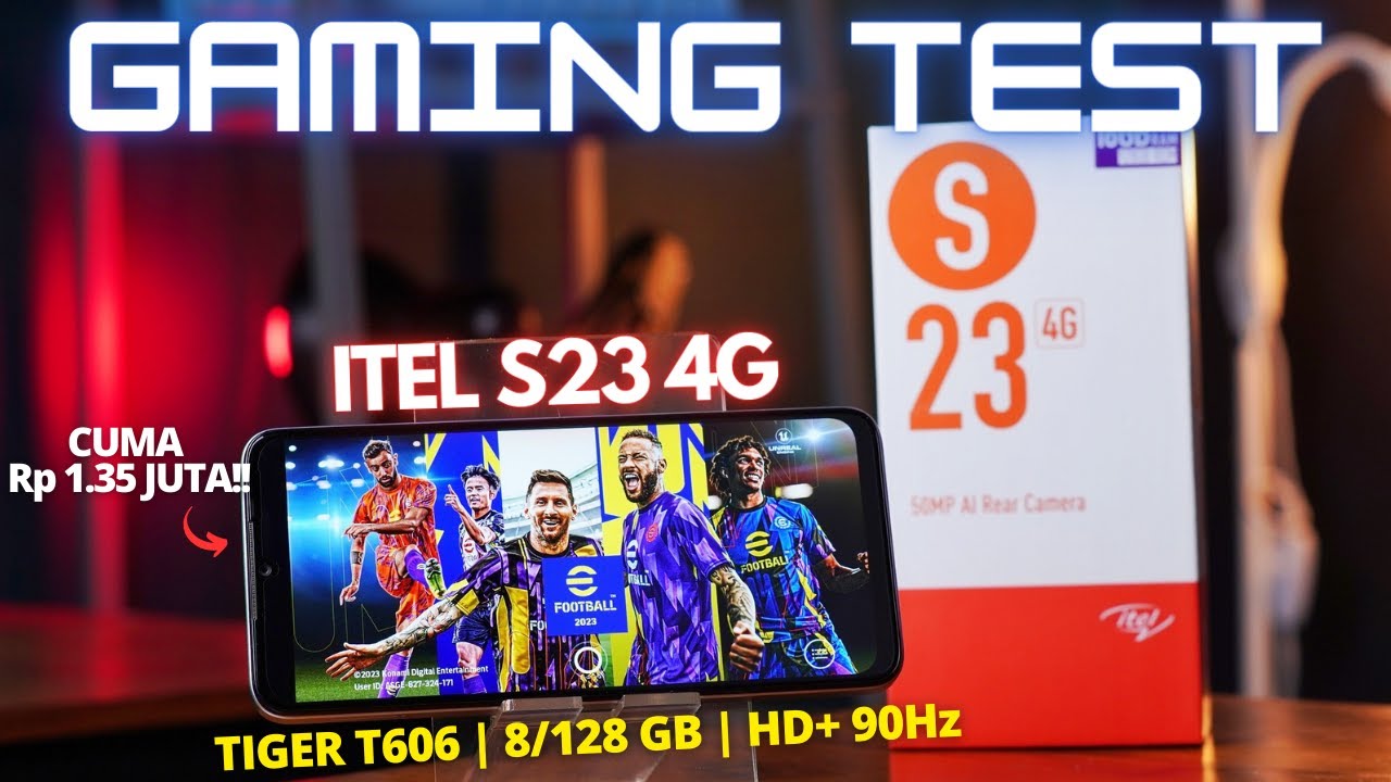 ITEL GAS POLL!🔥 GAMING TEST Itel S23 4G Indonesia, Bisa GAMING Gak ...