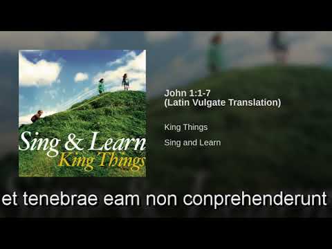 John 1 1 7 Latin Vulgate Translation With Subs - YouTube