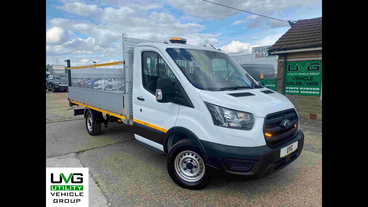 2023 73 Reg Ford Transit Traffic Management 170PS 350 Dropside Tail ...