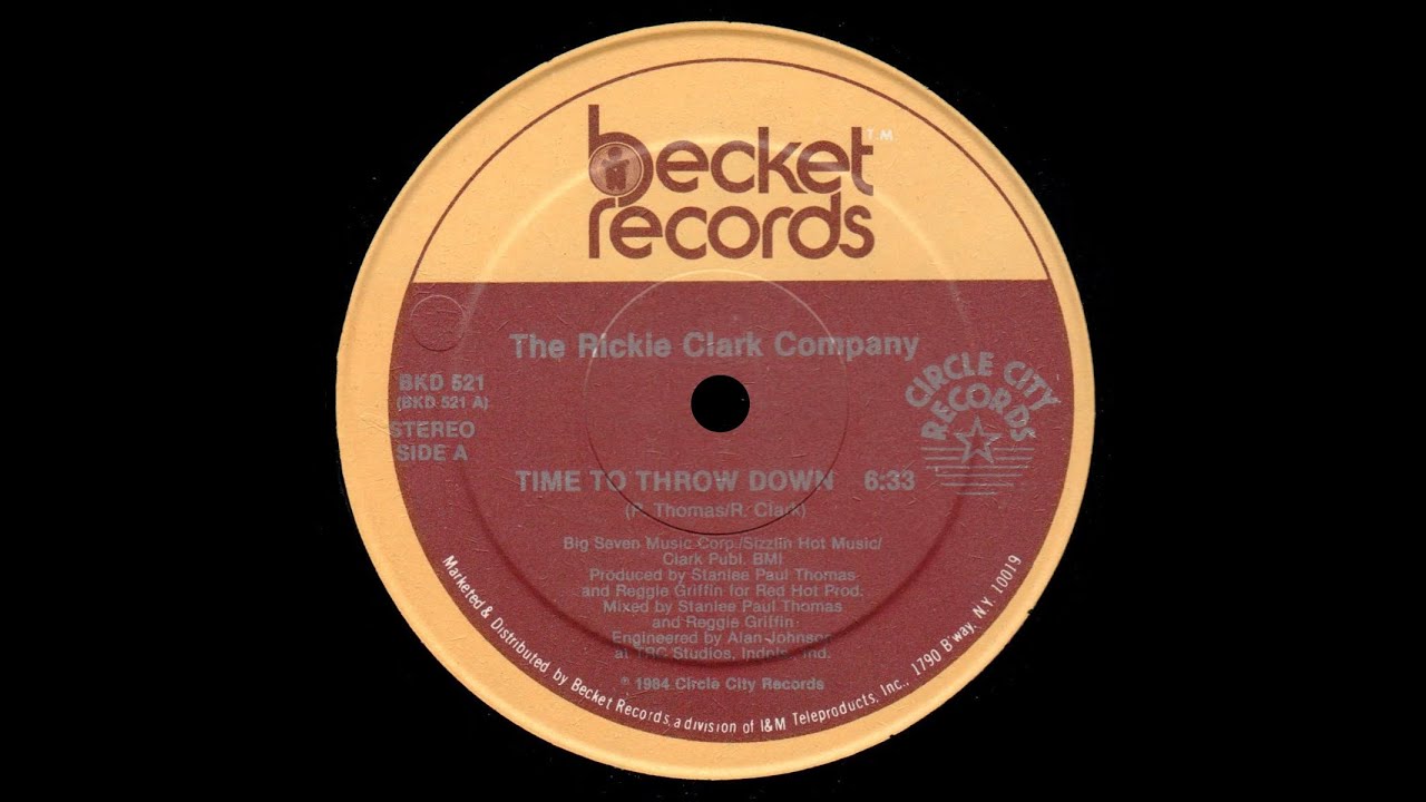 Rickie Clark Company - Time To Throw Down - Vocal '84 - YouTube