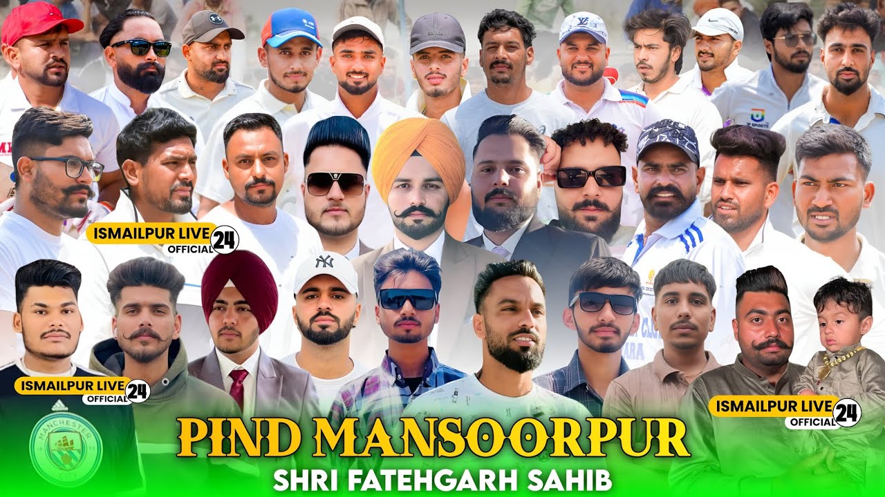 MANSOORPUR ONE DAY CRICKET CUP 2025 @yaadsidhulive - YouTube