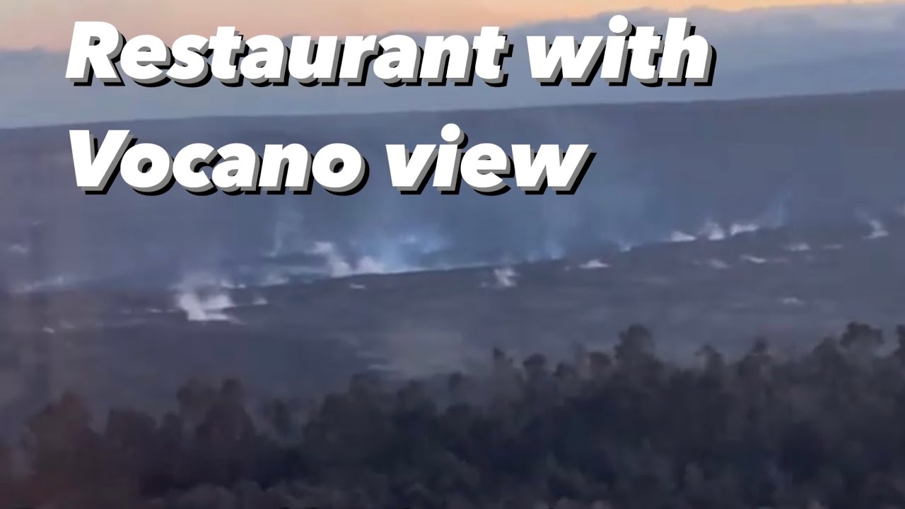 Restaurant with a Vocano View - The Rim at Volcano House - YouTube