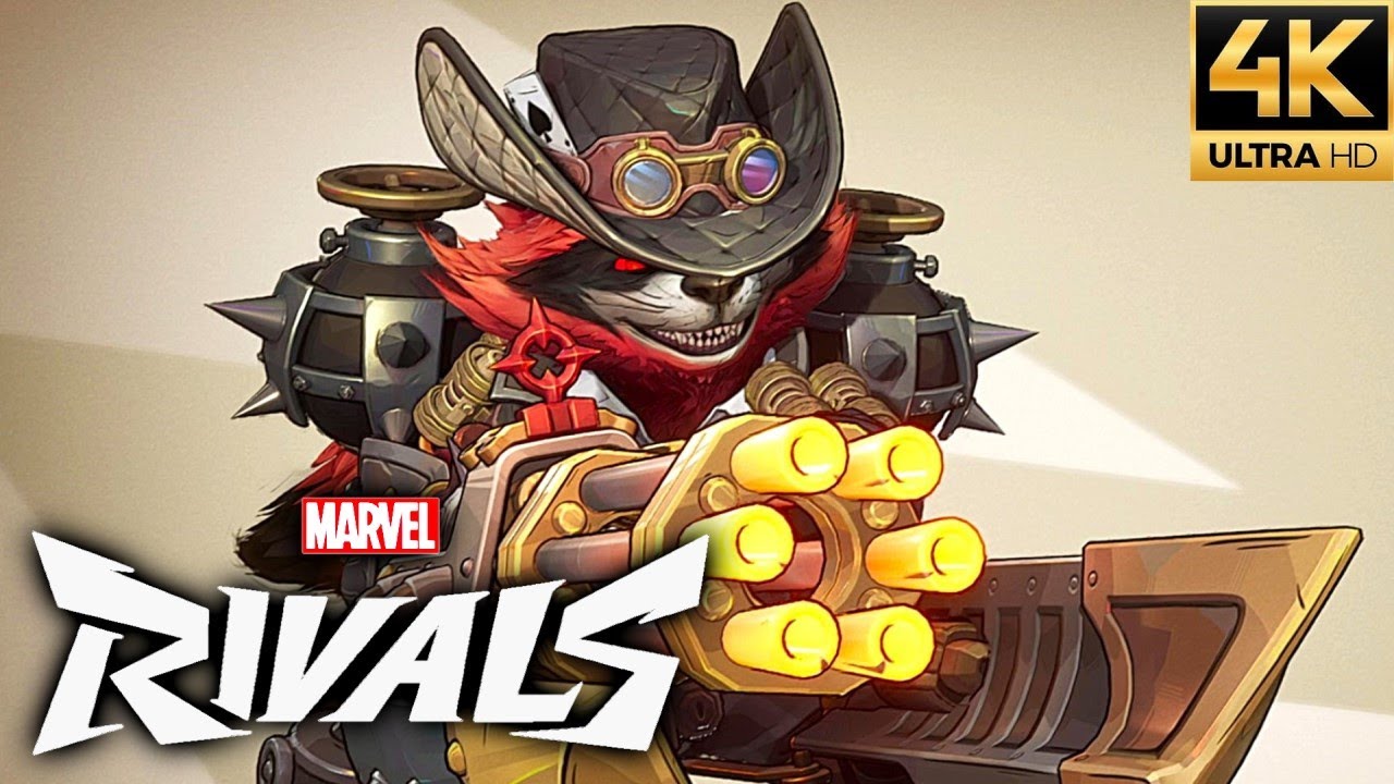 Marvel Rivals - Rocket Raccoon (Bounty Hunter) Full Game Gameplay (4K ...