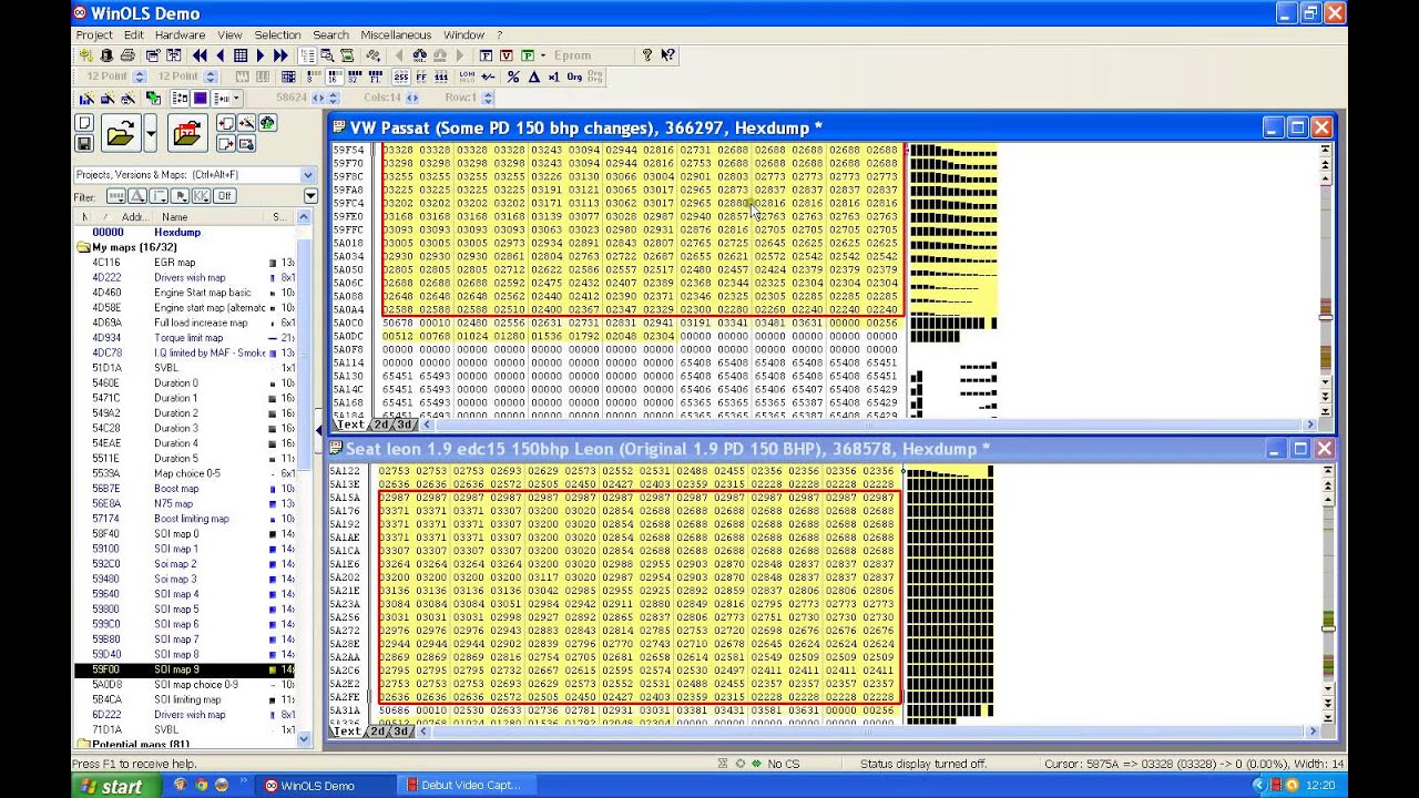 Comparing pd 130bhp maps with pd 150 bhp maps 9 Start Of Injection ...