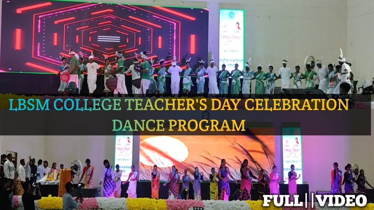 Lbsm College Teacher's day 13 September 2024 program dance || How to ...