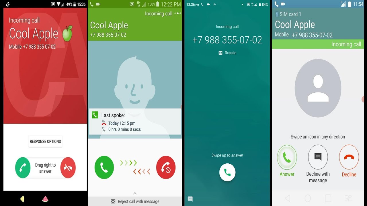 Sony Xperia & Samsung & ZTE & LG screen recorder/ Incoming calls - YouTube