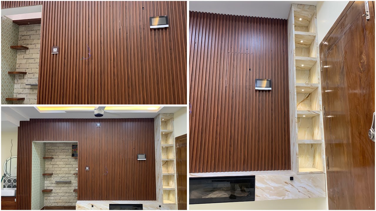 Ep-19 Tv Unit In Chennai | Wpc Fluted Panels Design Ideas | Home ...