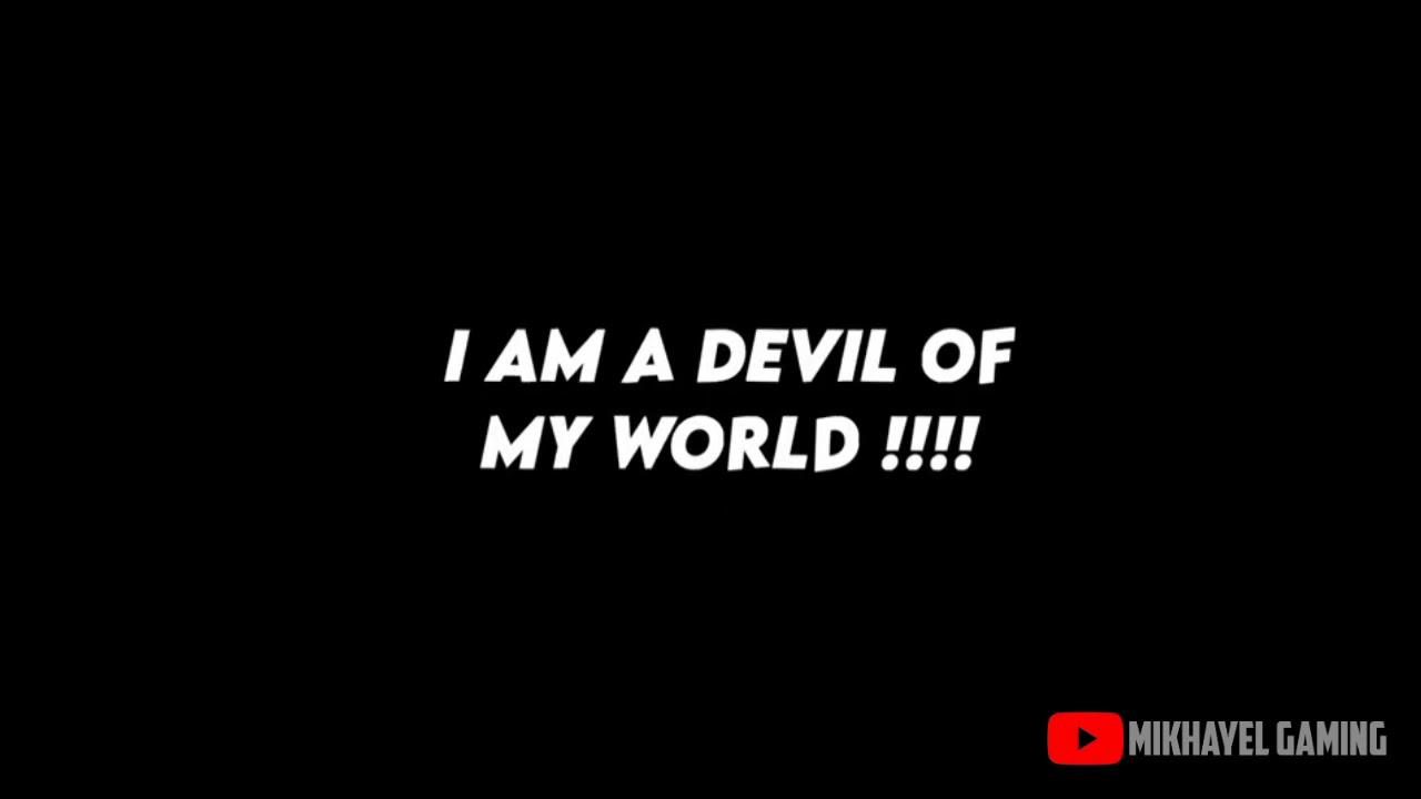 I AM THE DEVIL OF MY WORLD || FREEFIRE SHORTS || || DEVIL CHUREL || # ...