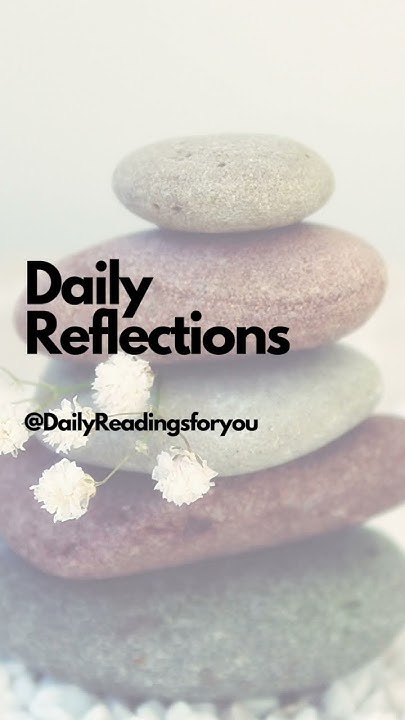Daily Reading | Mindful Reflections | PROBLEM SOLVING - YouTube