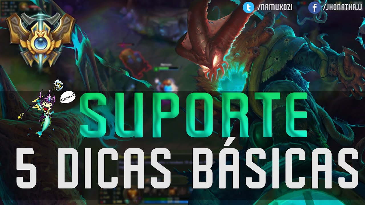 5 Dicas Básicas SUPORTE | League of Legends - YouTube