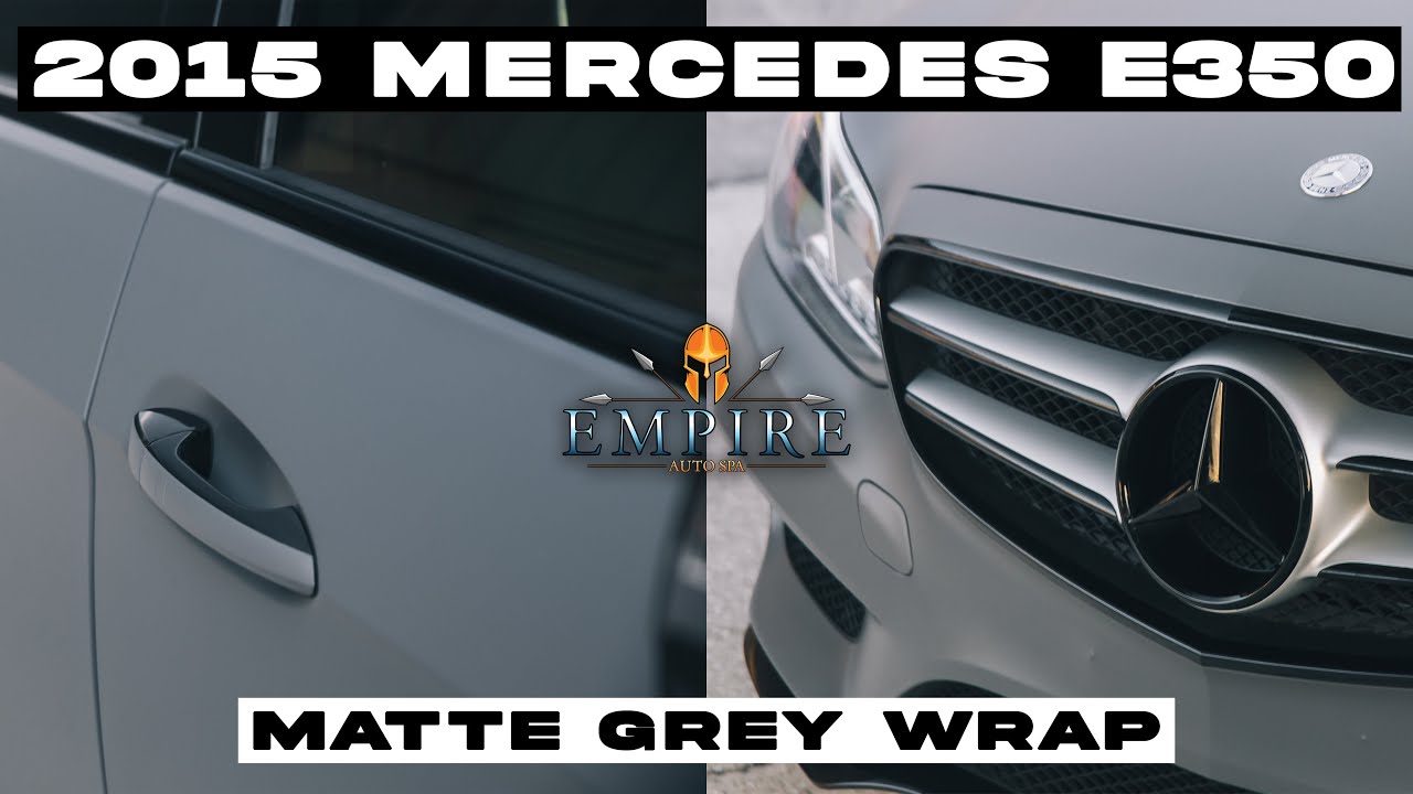 2015 Mercedes E350 - Fully Custom Vinyl Wrap Installation and ...