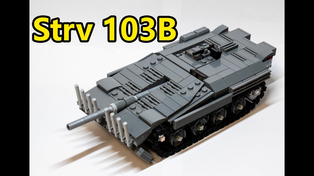 Lego MOC Strv 103 MBT - YouTube