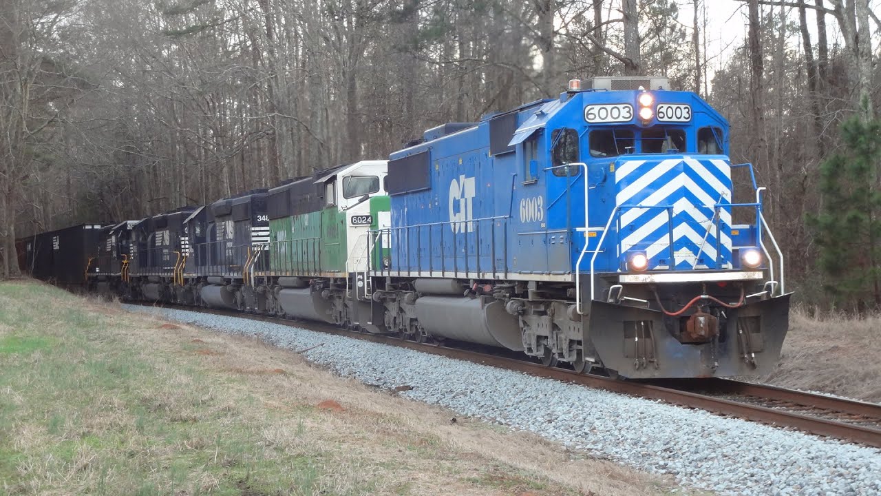 NS 140 NB Mixed Manifest With CEFX leading and CBFX trailing all EMD 2/8/16 - YouTube