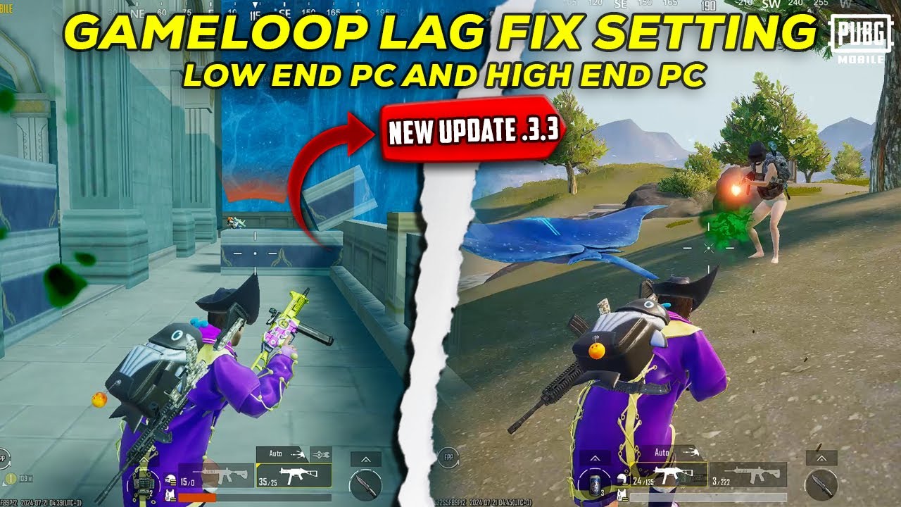 🔧Ultimate Gameloop Lag Fix | For Low End PC and High End PC | Update 3. ...