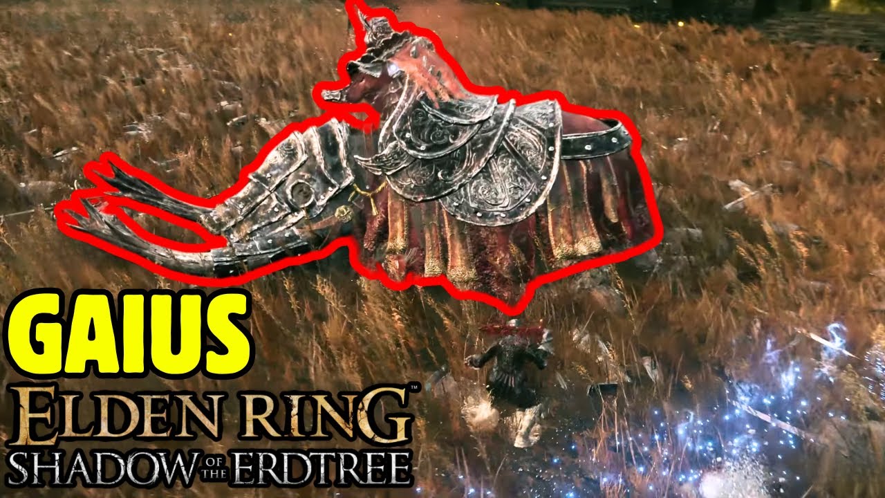 COMMANDER GAIUS CHEESE - Elden Ring Shadow of the Erdtree - YouTube