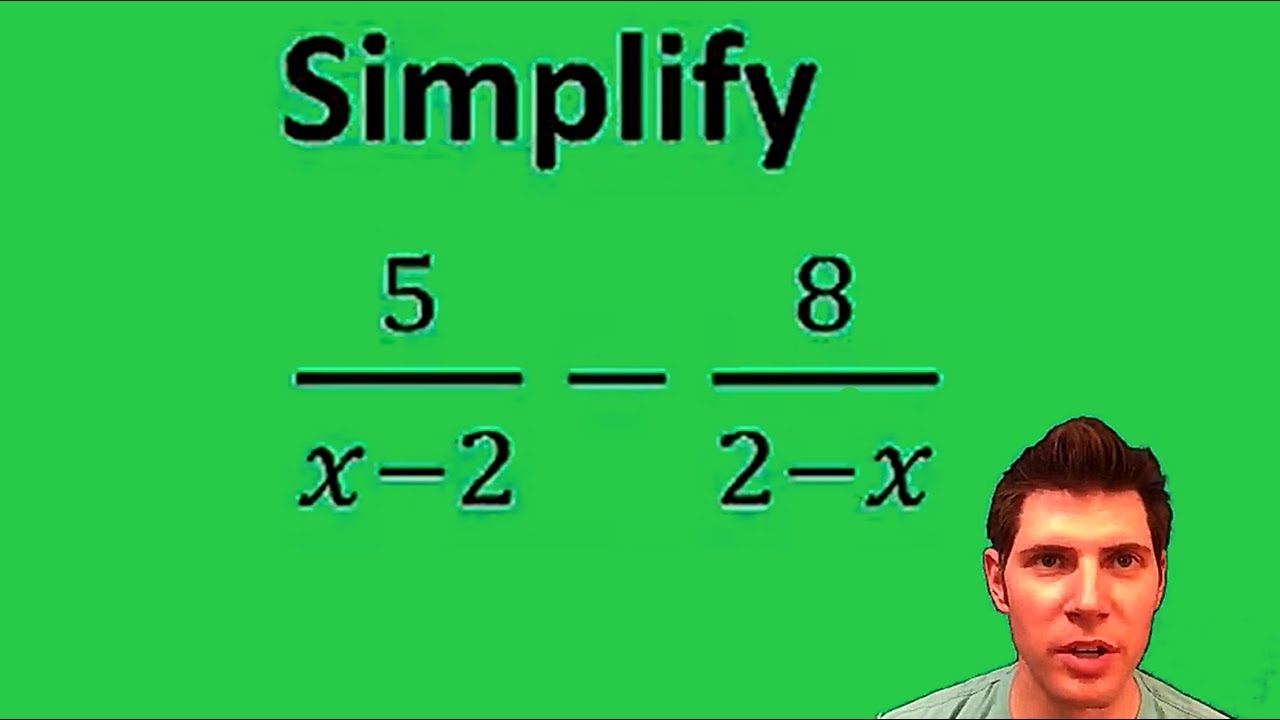 Subtracting Rational Expressions - YouTube