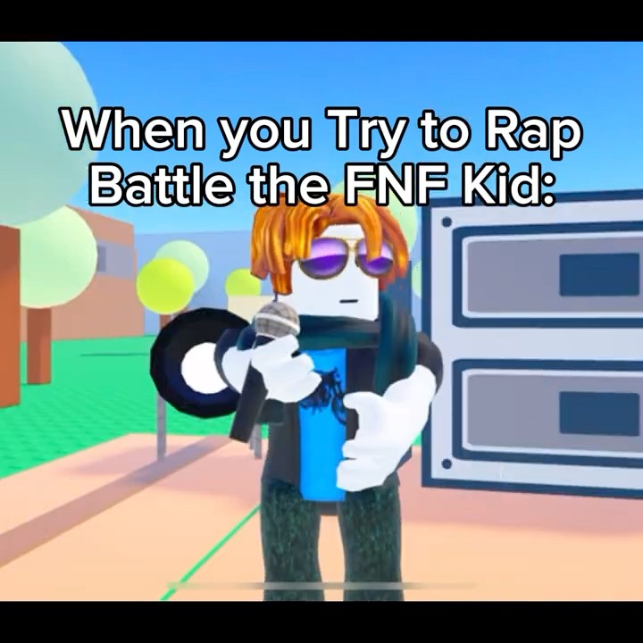 When You Rap battle The FNF Kid: #memes #roblox - YouTube