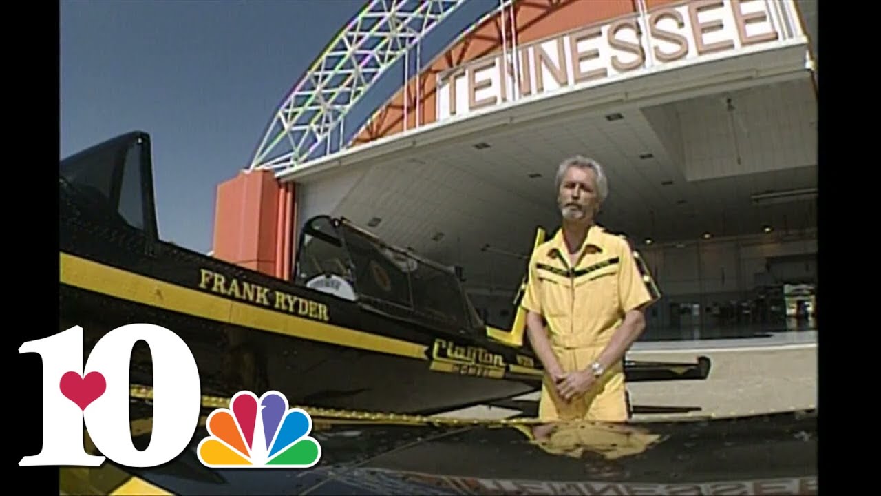 WBIR Vault: Stunt Pilot Frank Ryder performs at the 1995 Dogwood Arts ...