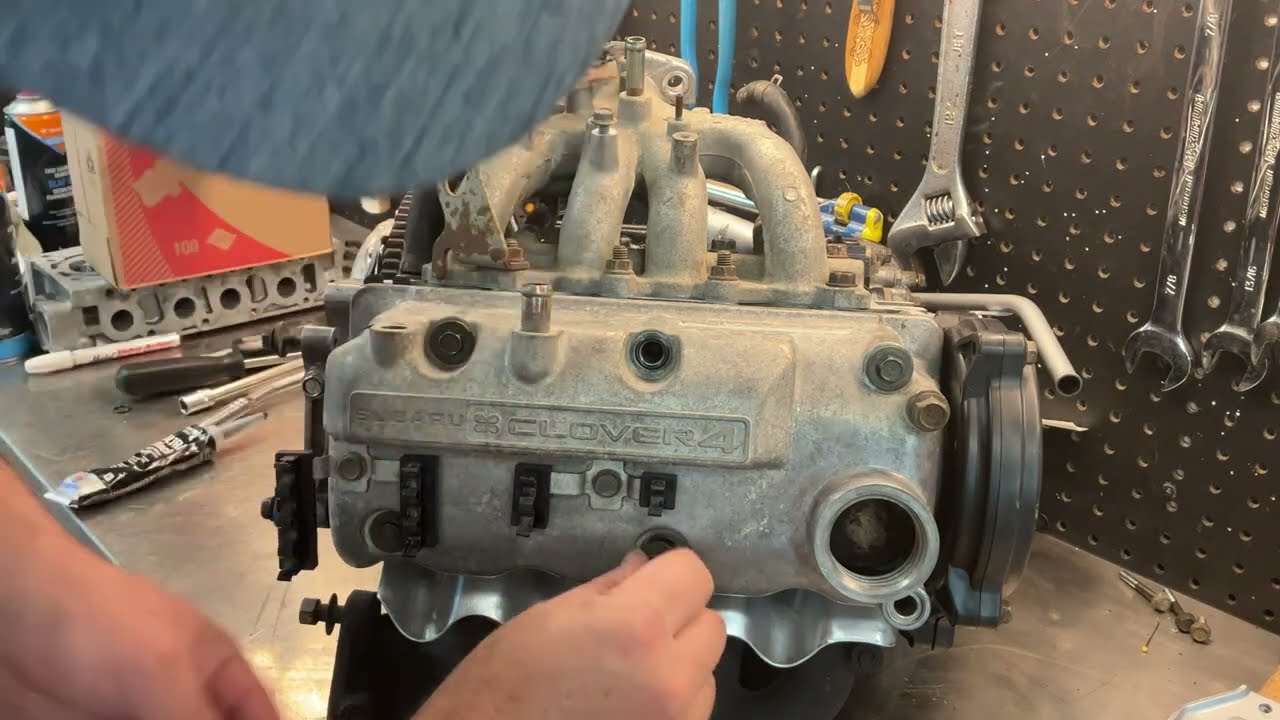 1992 Subaru Sambar engine rebuild part 8, final stage. - YouTube