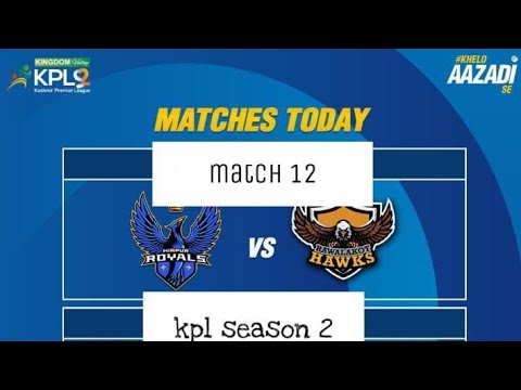 kpl live match 12| KPL season 2 highlights match 12| kpl match 12 ...