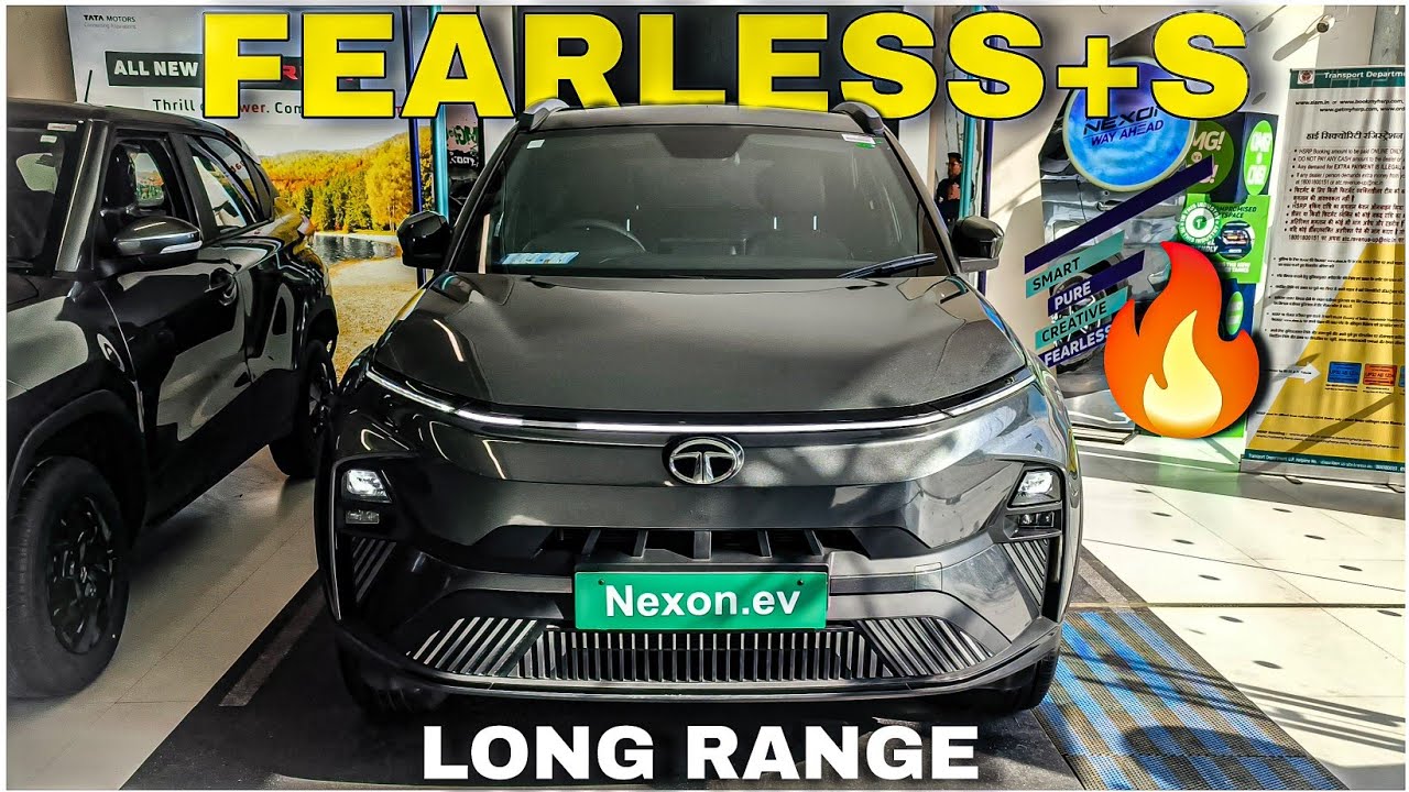 2024 Tata Nexon EV Fearless Plus S Long Range Review 🔥 l Nexon Ev Fearless+S model review l ...