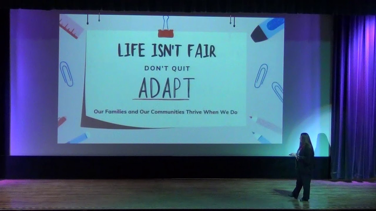 "Life Isn't Fair; Don't Quit, Adapt" RED Talk | Beth Gillman - YouTube