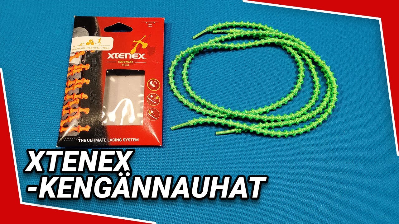 Pikatestissä Xtenex Laces - pikakengännauhat - YouTube